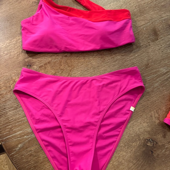 summersalt | Swim | Summersalt Vibrant Pink And Coral Bikini Set | Poshmark